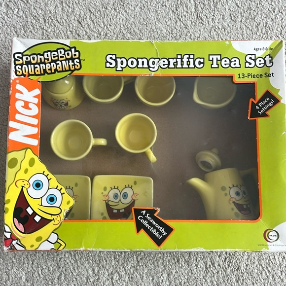 MZBerger & Company | Toys | Spongebob Squarepants Spongerific Tea Set 3 ...